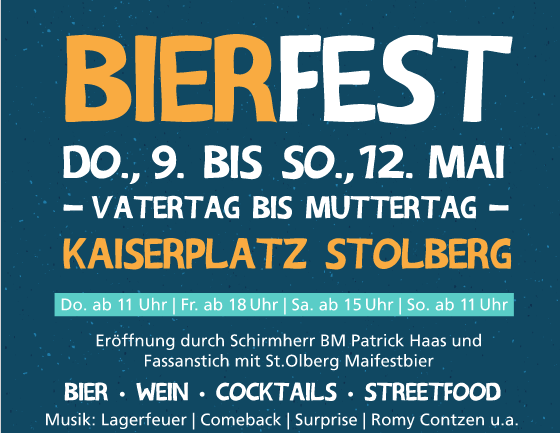 Bierfest in Stolberg - Gesellschaft für Stadtmarketing STOLBERG e.V.